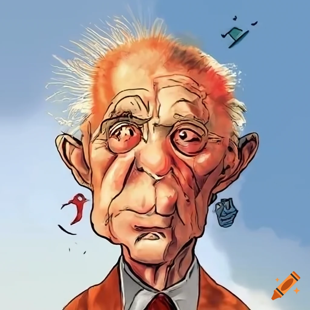 Satirical cartoon about climate change propaganda on Craiyon