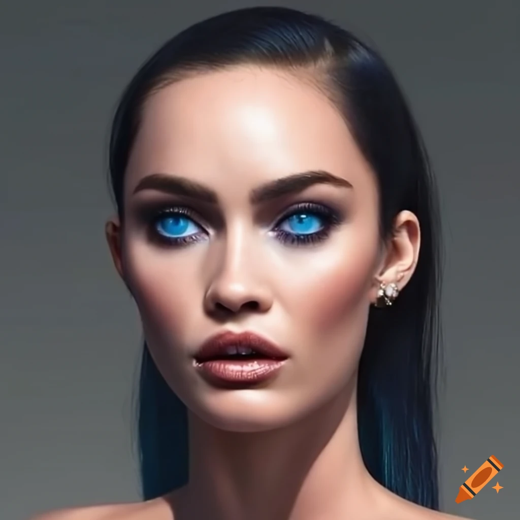 Beautiful 25-year-old woman with vibrant golden brown eyes and a short curly golden copper crew ...