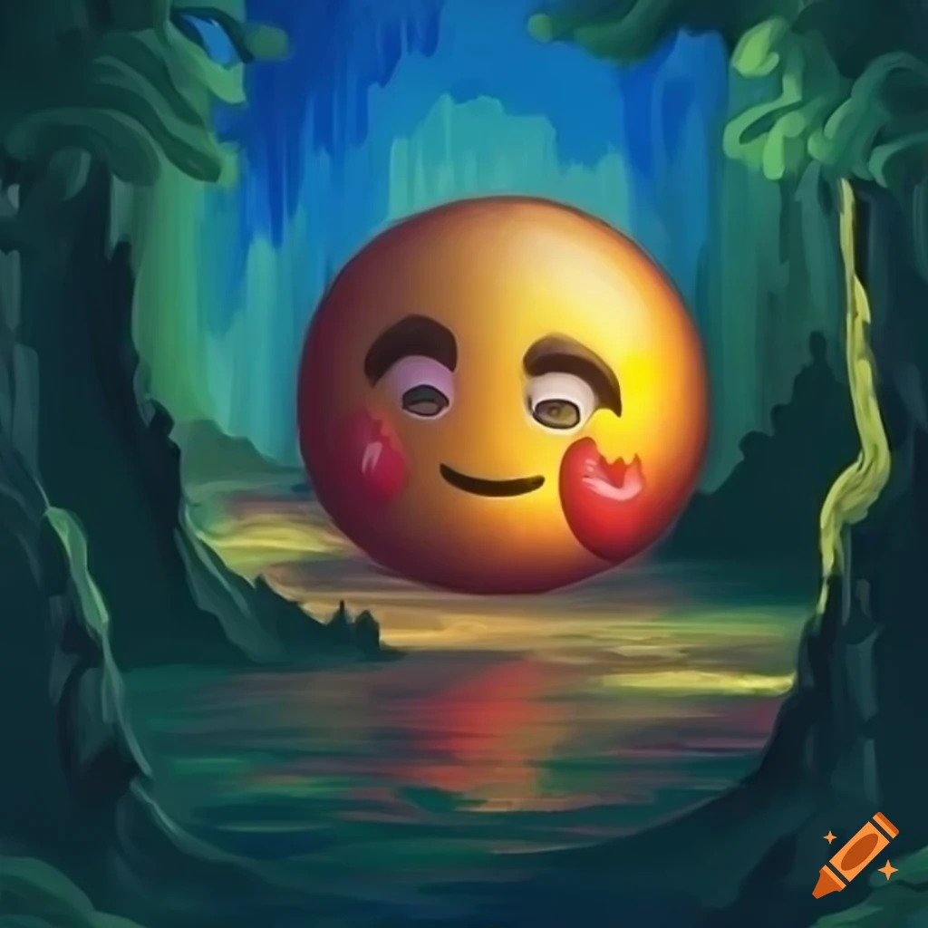 Cringe emoji on Craiyon