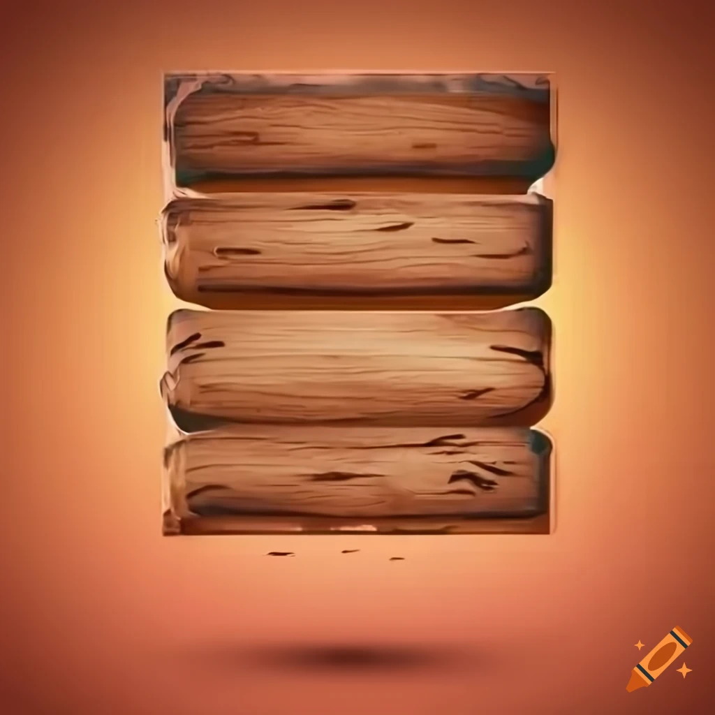 Cute wooden sign with Disney style on Craiyon