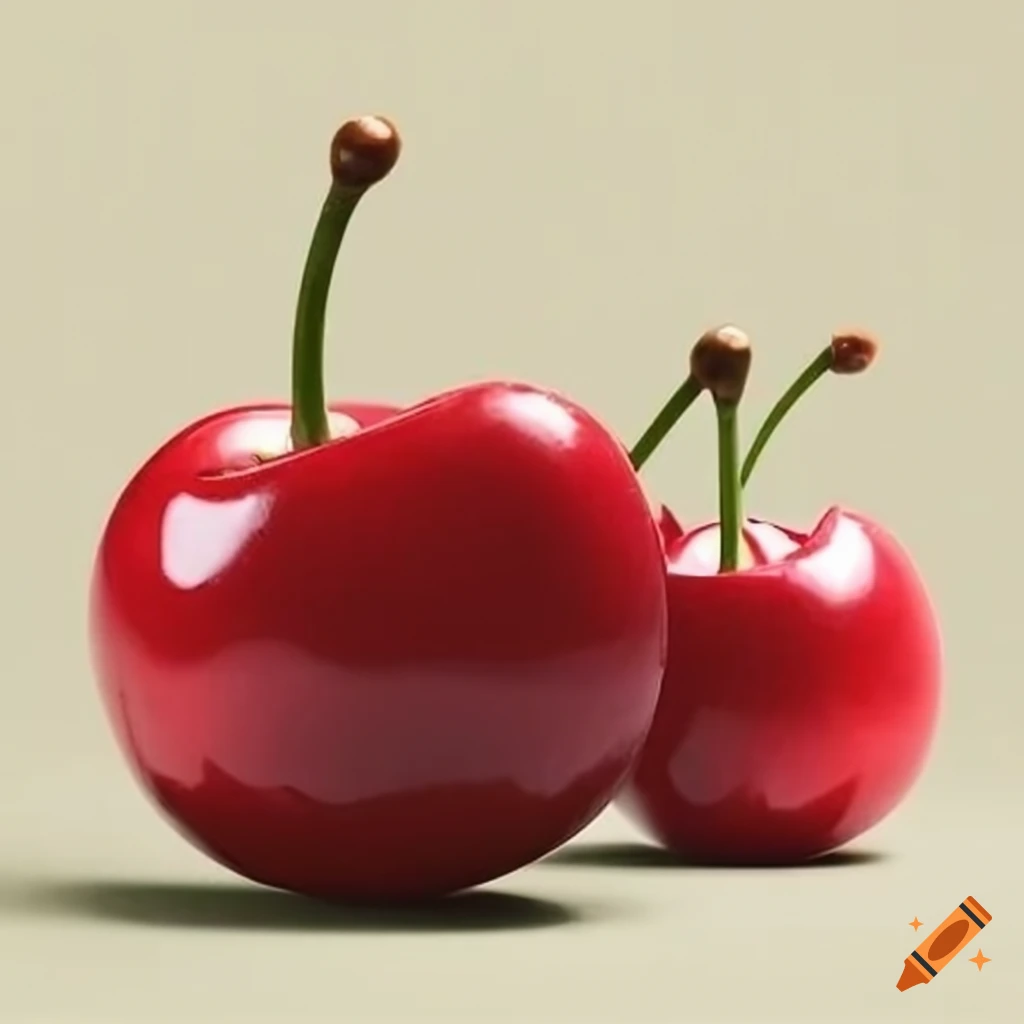Two cherries on Craiyon