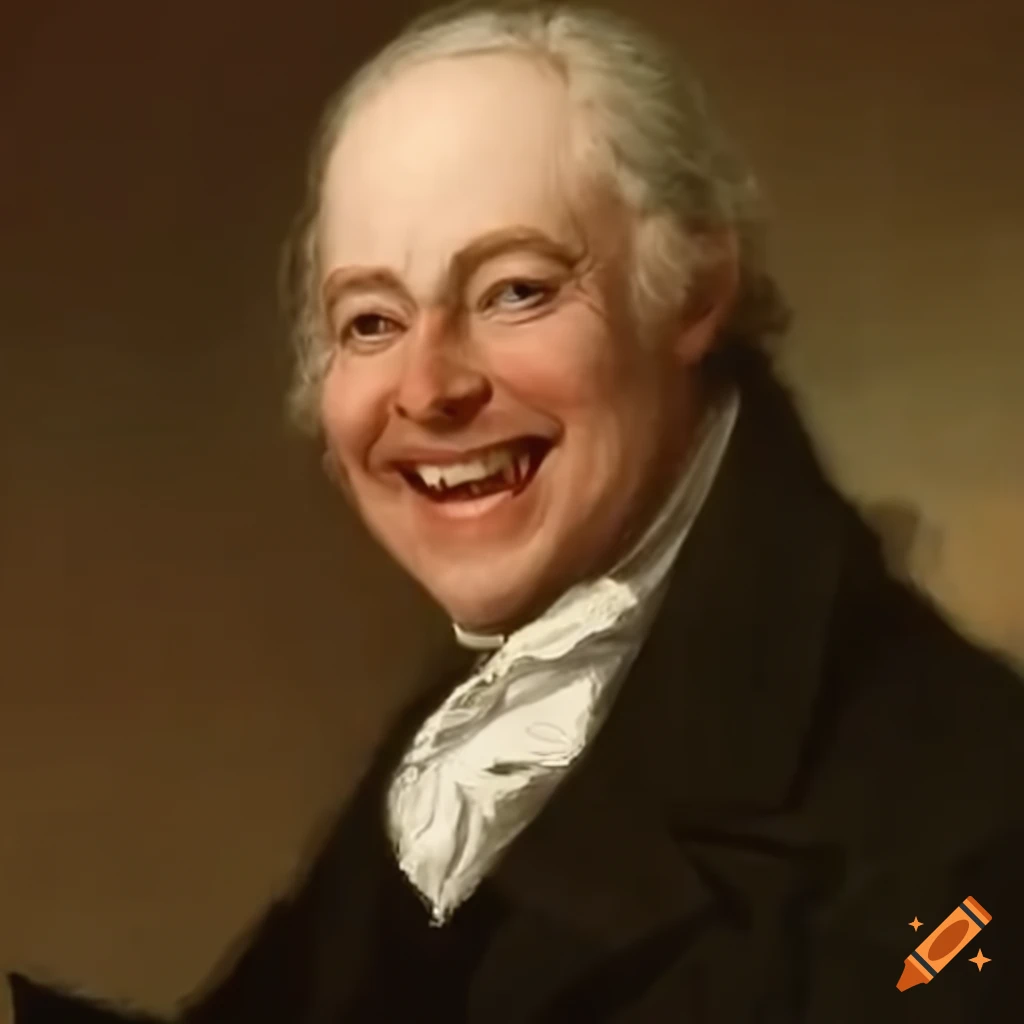 Portrait of a man laughing