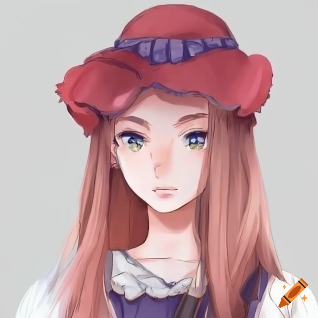 Anime depiction of a dutch girl