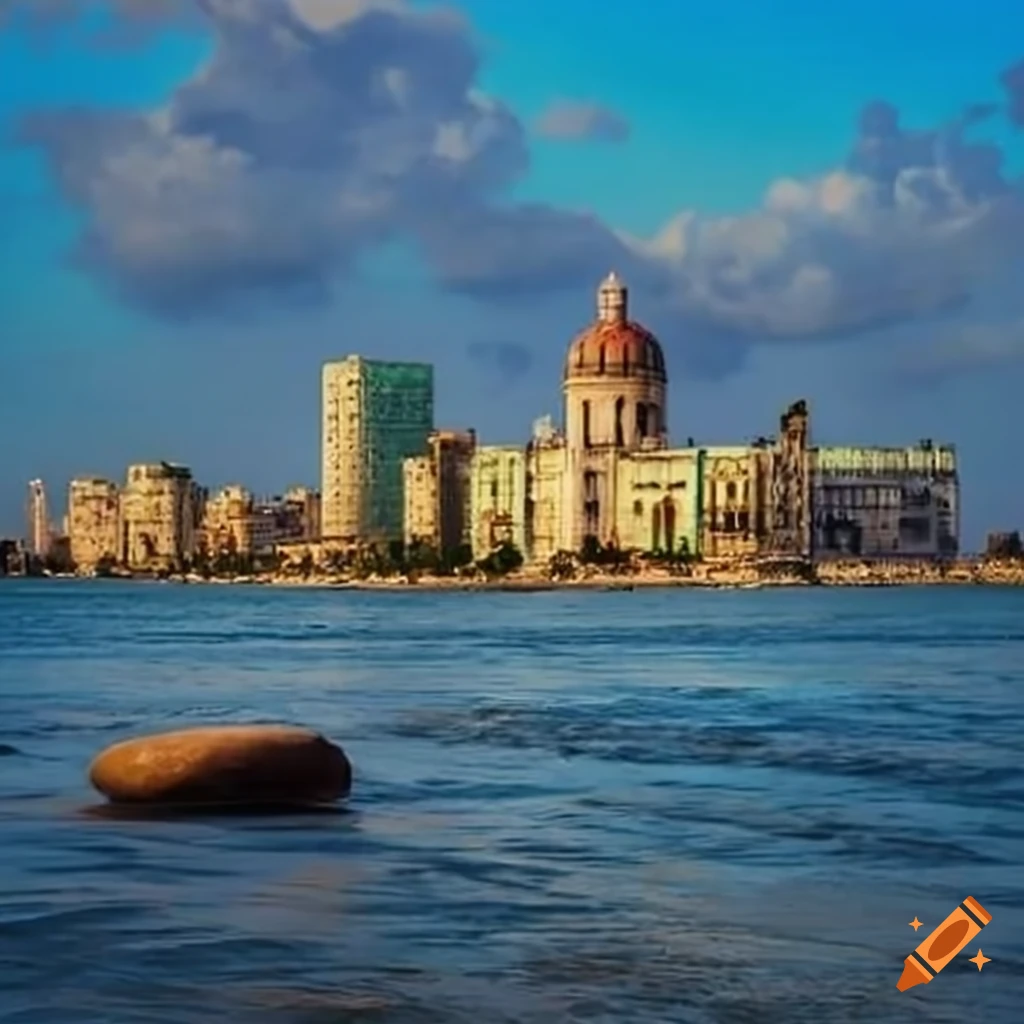 Cuban city landscape on Craiyon