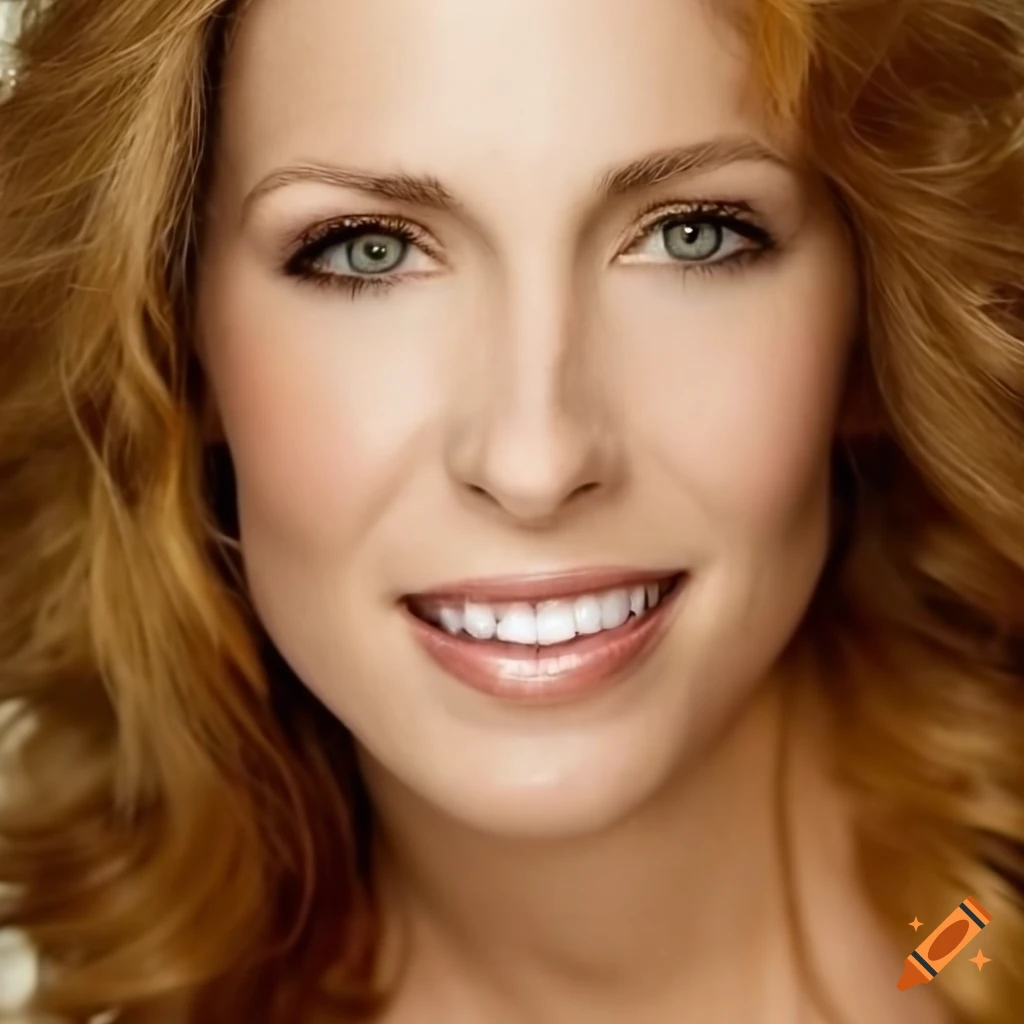 Closeup glamour portrait of jamie colby