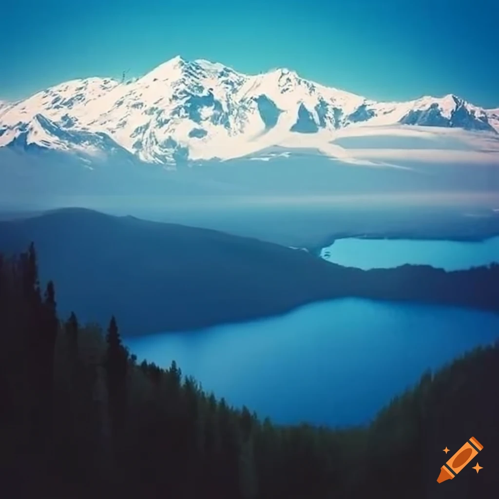 Lake view on Craiyon