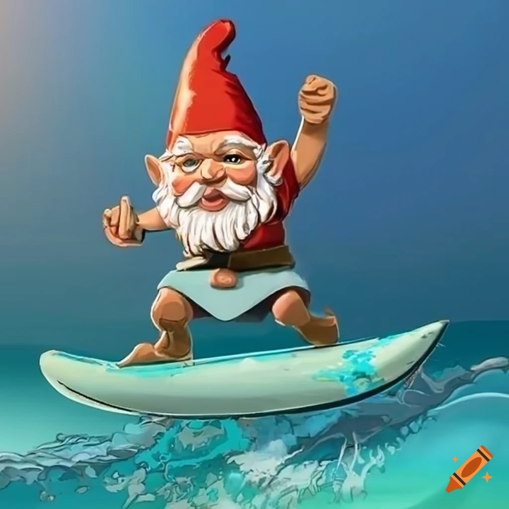 Troll surfing on Craiyon