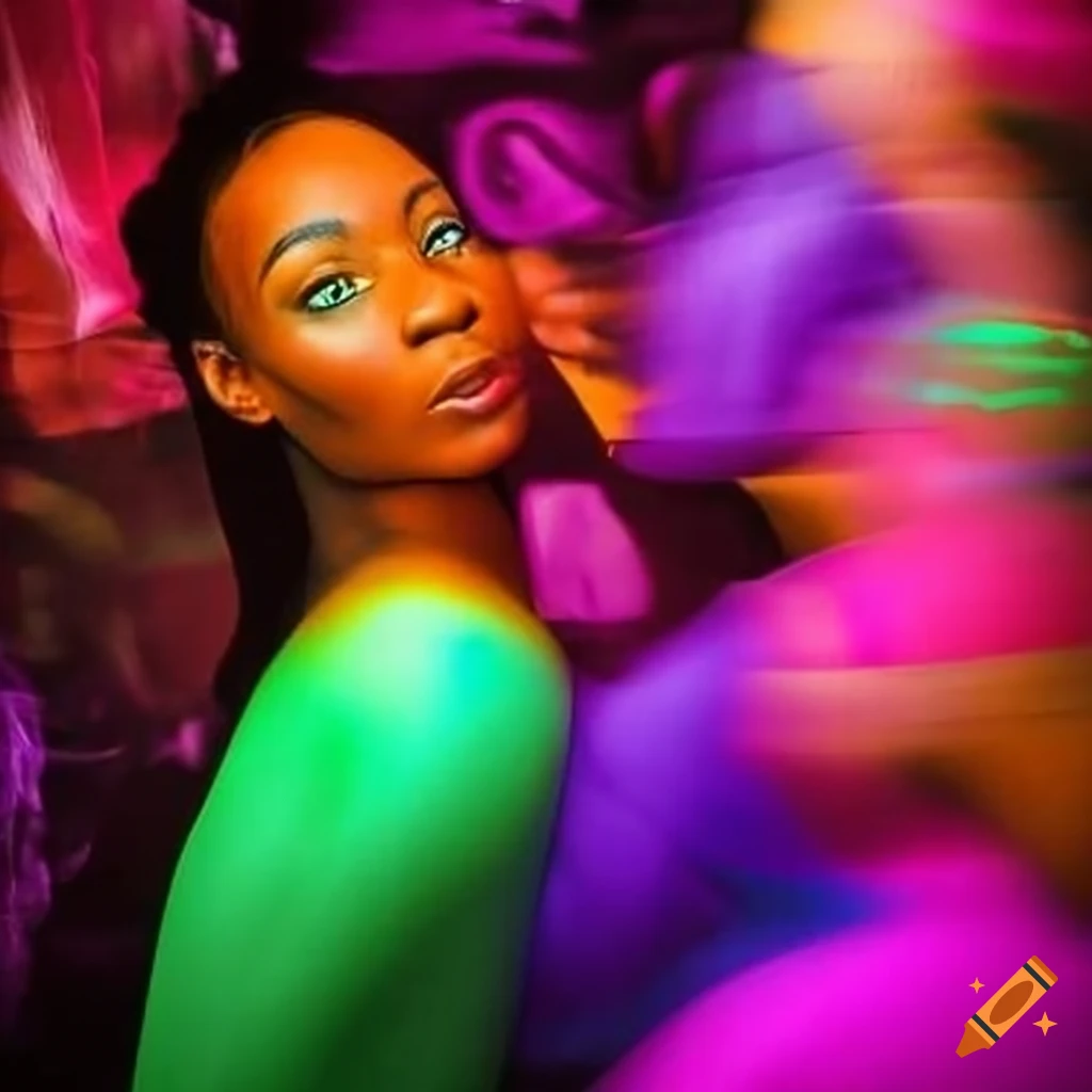 Image representing a funky vibe on Craiyon