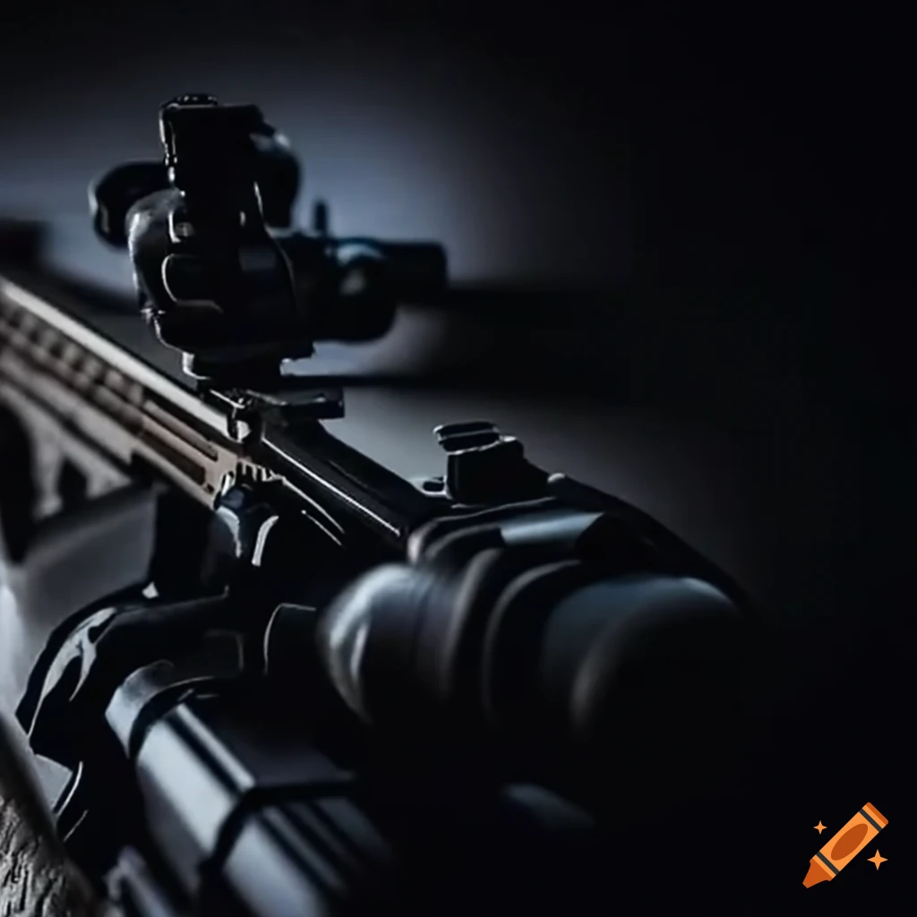 Sniper aiming with precision