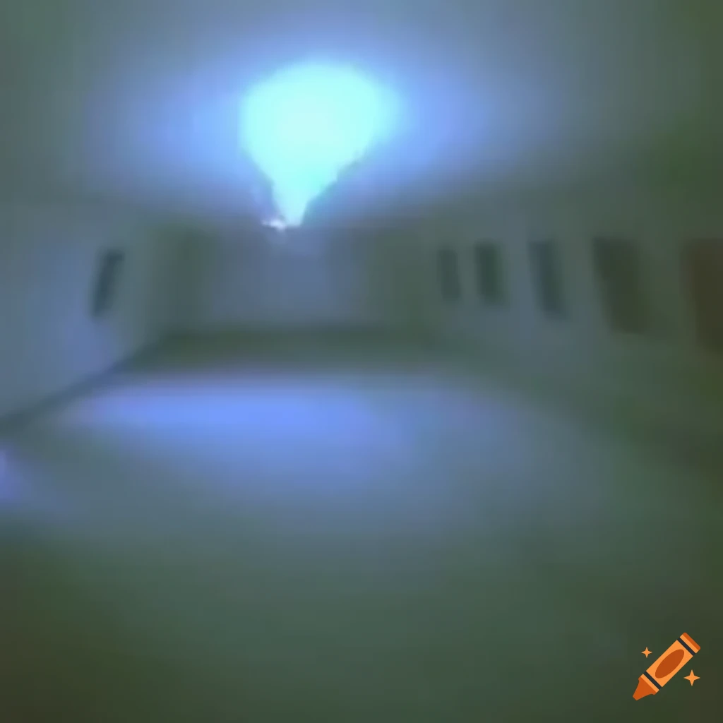 Cctv footage of an eerie liminal space on Craiyon