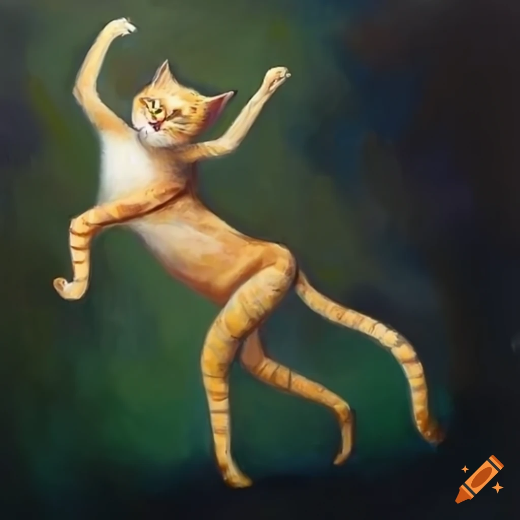 Surreal painting of a dancing cat on Craiyon Surreal painting of a dancing cat on Craiyon