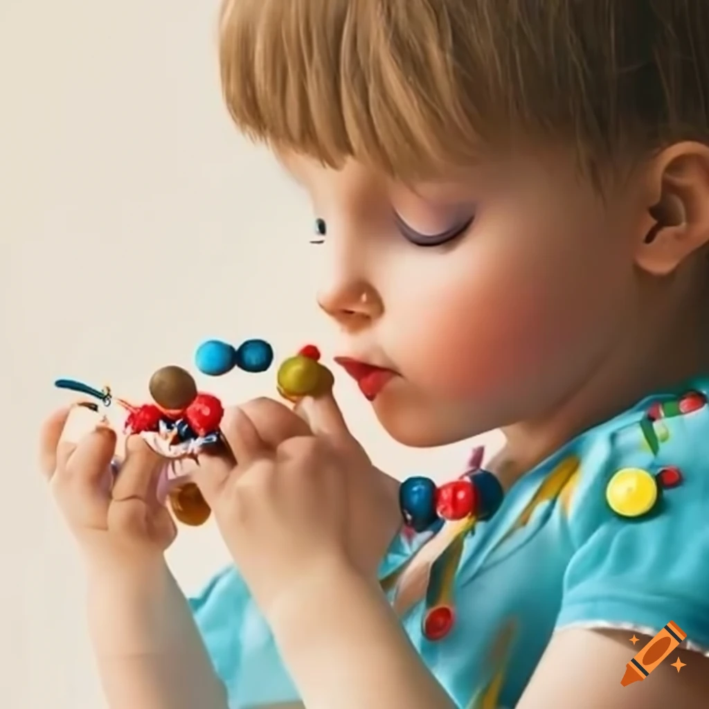 Occupational therapist working with children at an arts and crafts ...