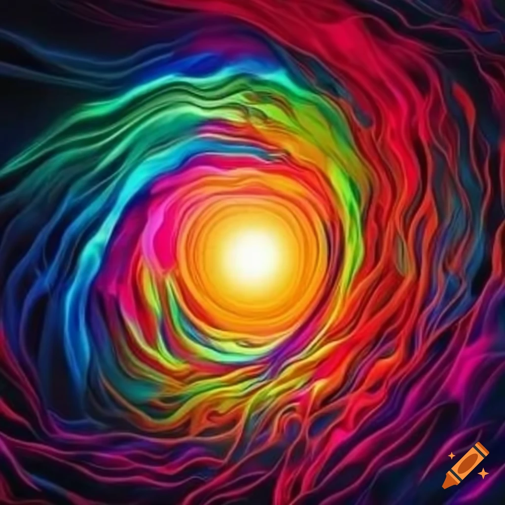 Abstract artwork with flowing energy on Craiyon