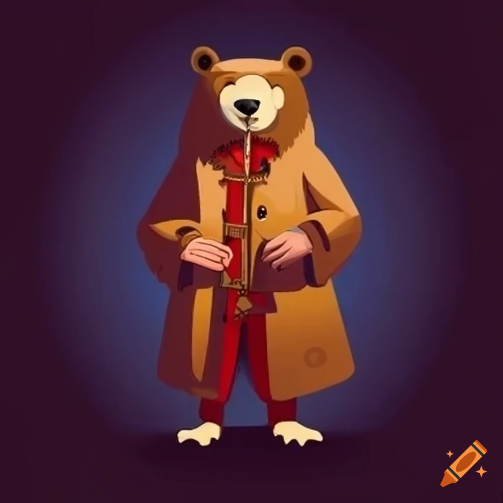 Isometric bear for game design on Craiyon