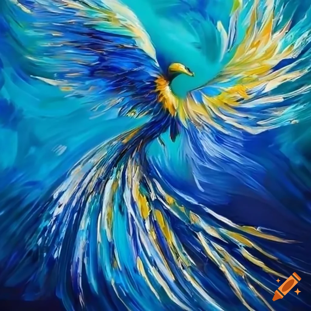Image of an azure phoenix