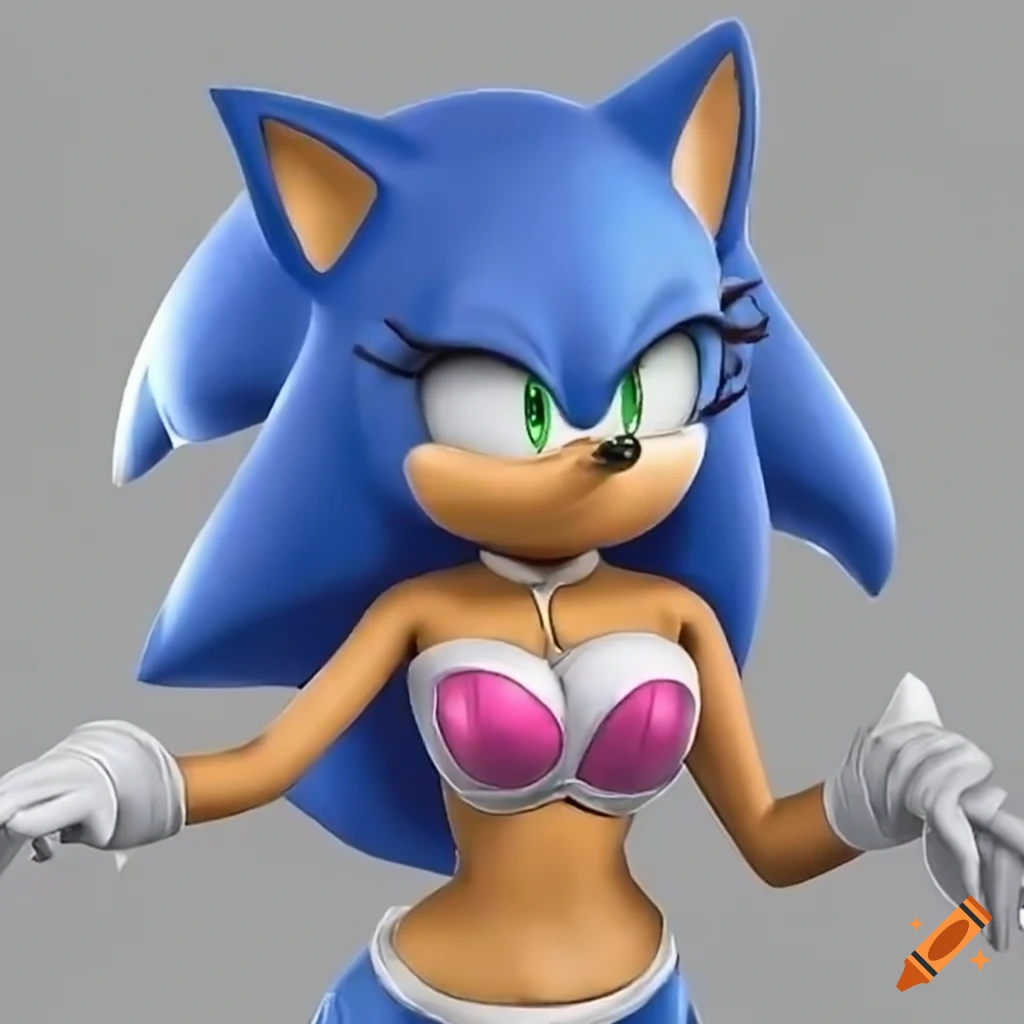 Female Sonic The Hedgehog And Rouge Sharing Fashion Advice On Craiyon