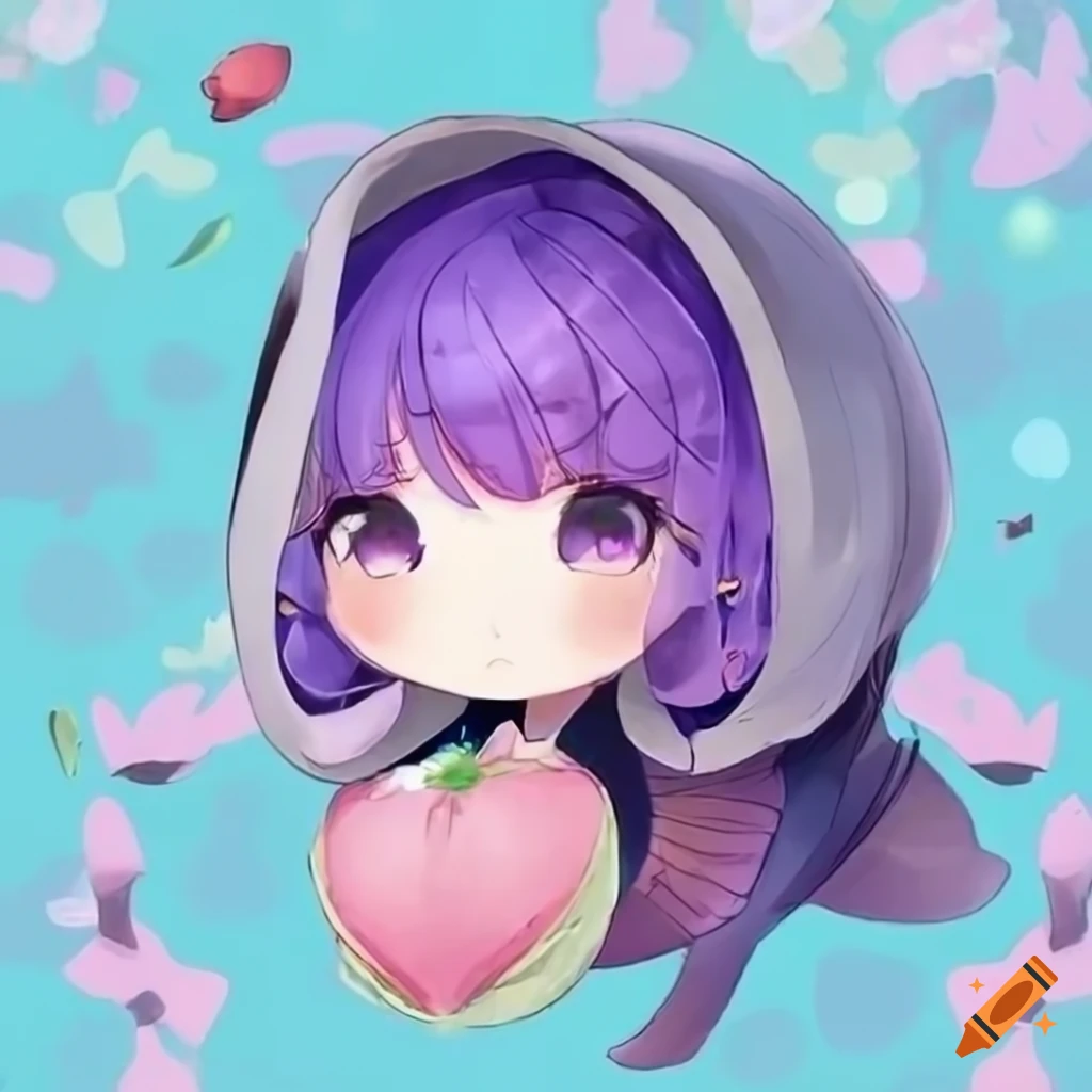 Anime chibi crystals in a cute style on Craiyon