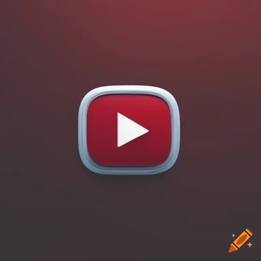 Youtube logo on Craiyon