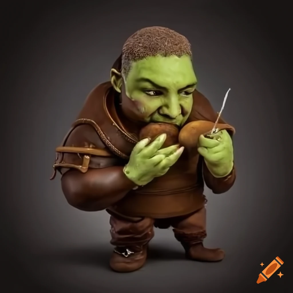 Female orc chef with whisk on Craiyon