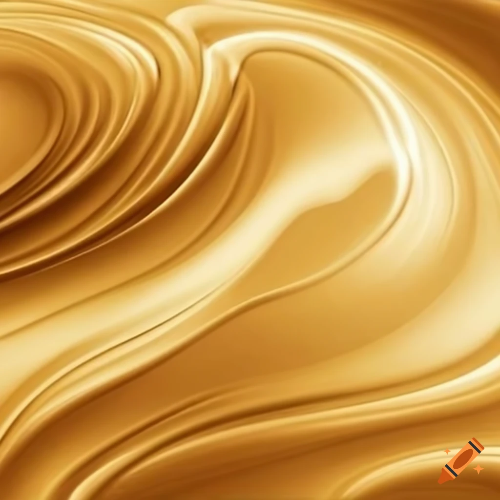 Golden sand waves abstract design on Craiyon