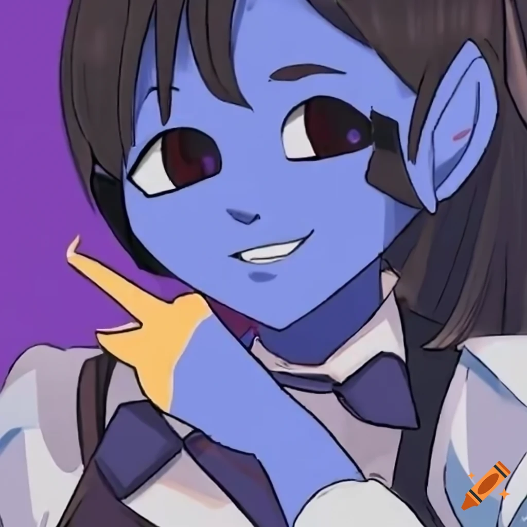 Ena as a virtual youtuber on Craiyon