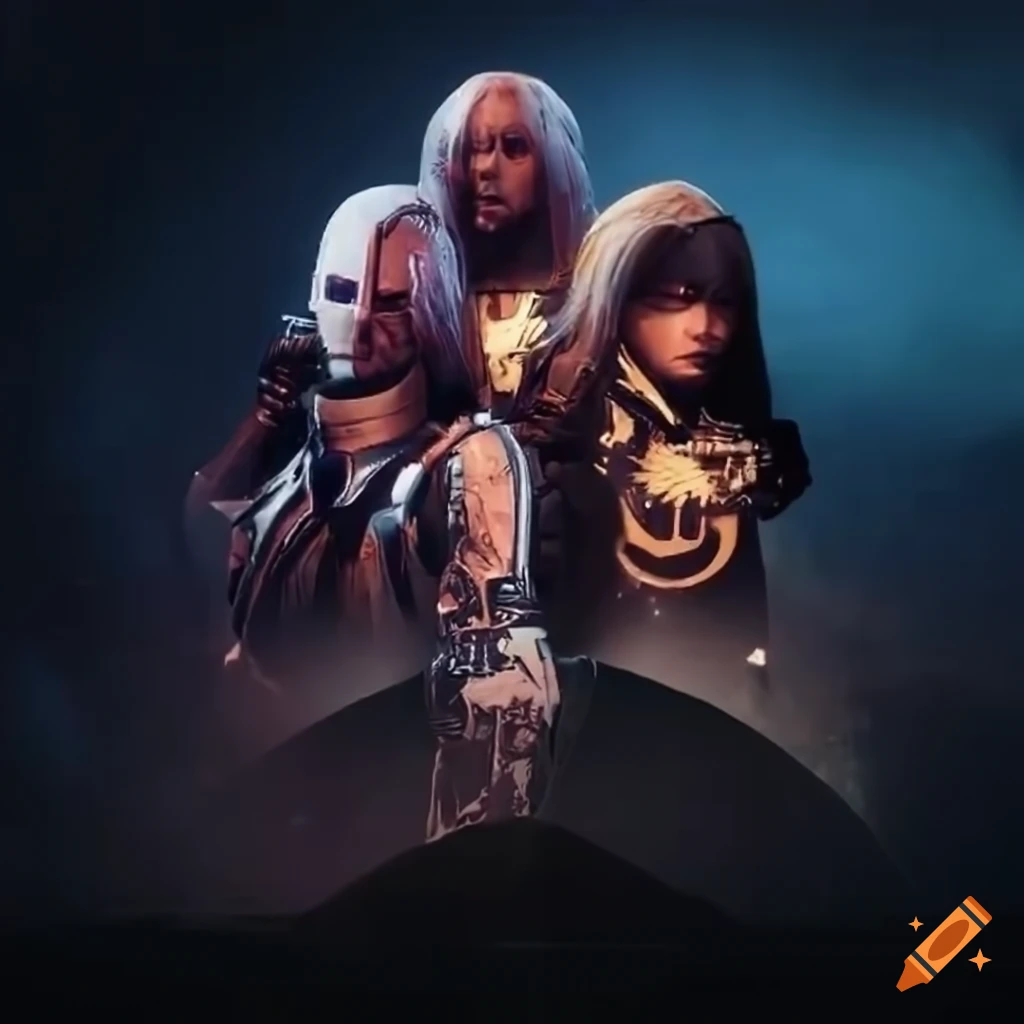 Image of a destiny 2 rock band on Craiyon