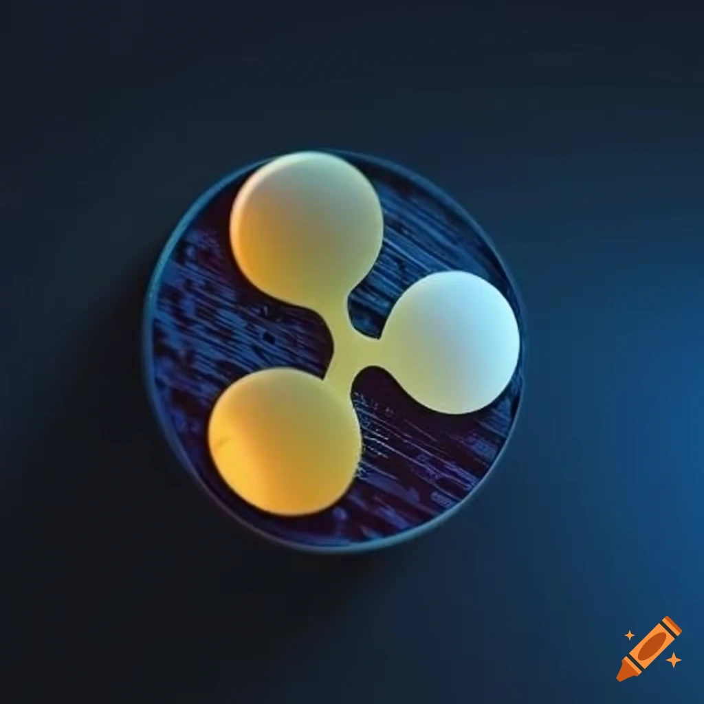 Logo of ripple xrp cryptocurrency on Craiyon