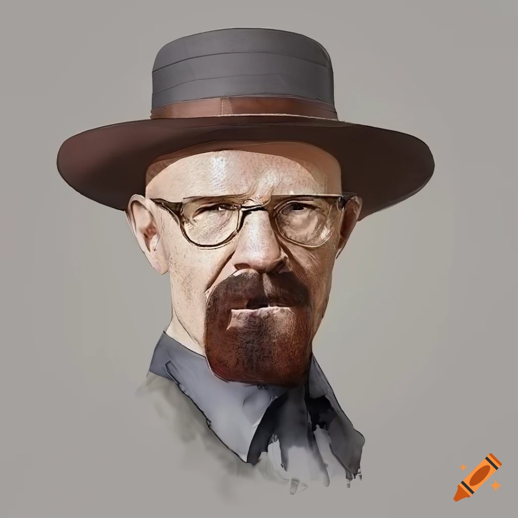 3d model of walter white on Craiyon