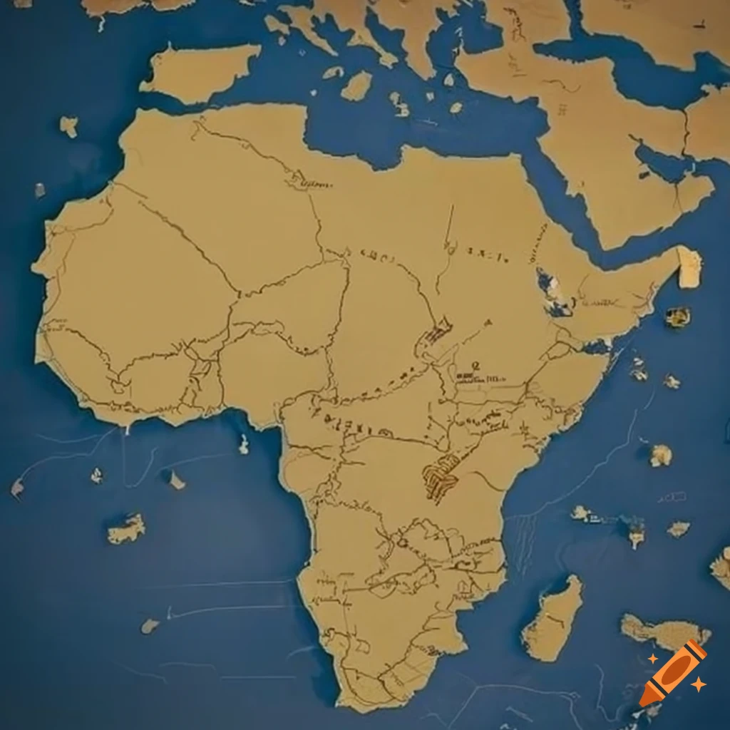 India map in 2050 on Craiyon