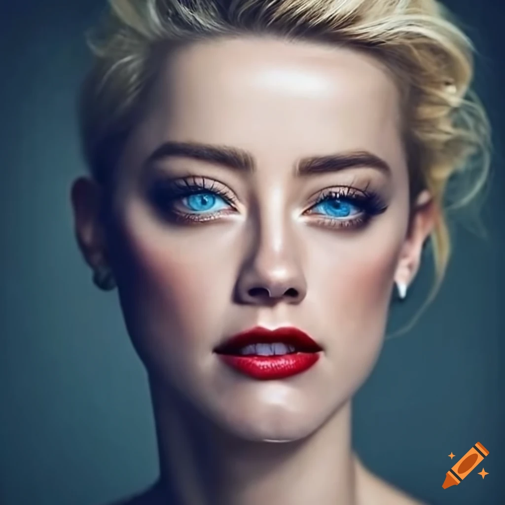Beautiful high resolution image of amber heard on Craiyon