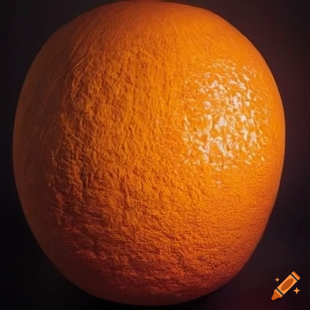 Big orange fruit on Craiyon