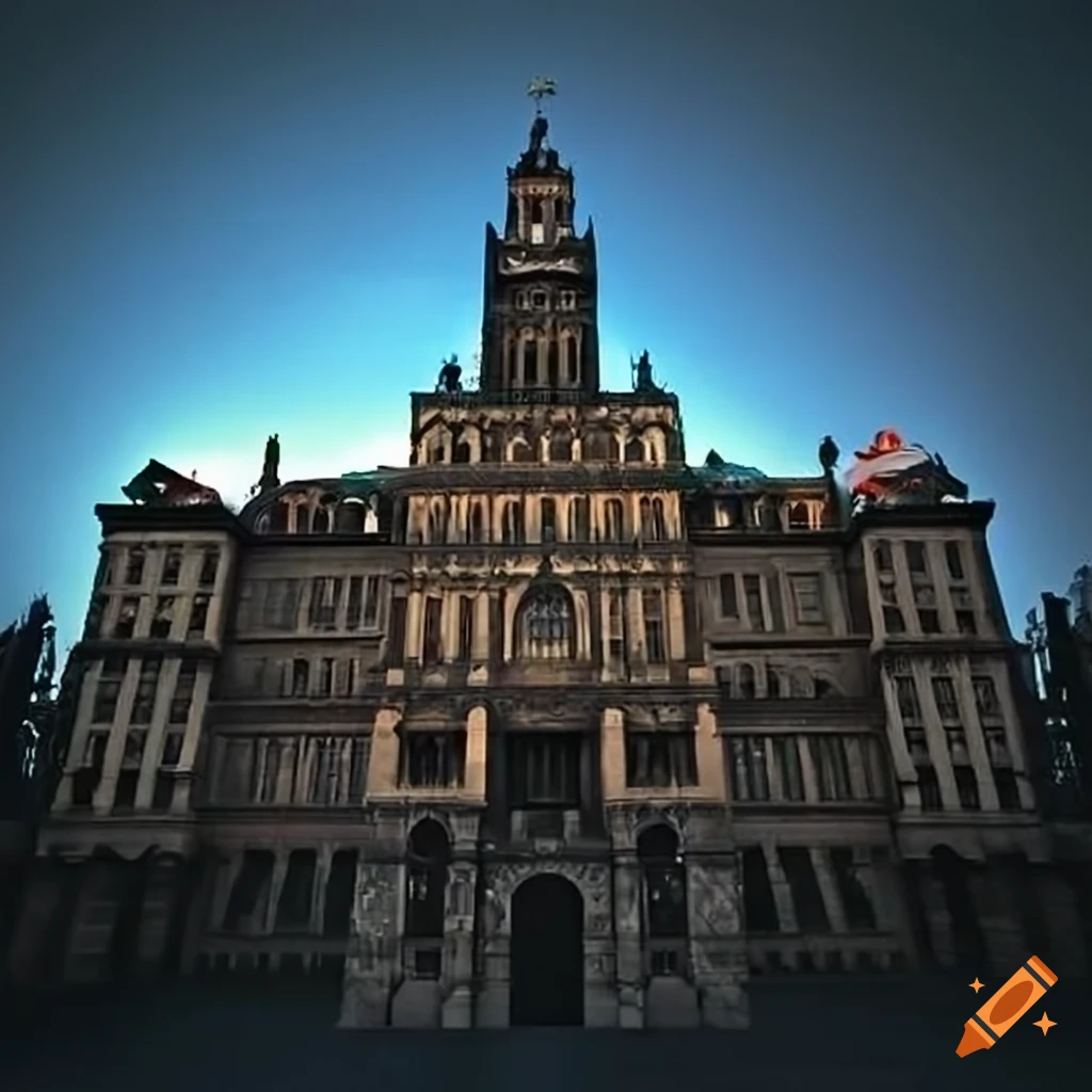 City hall building on Craiyon