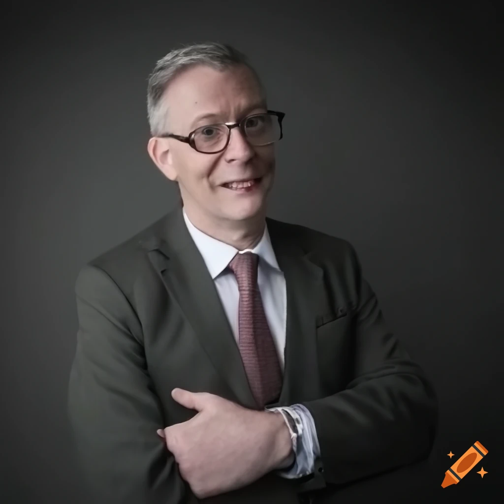 Portrait of doug, an accountant at the office on Craiyon