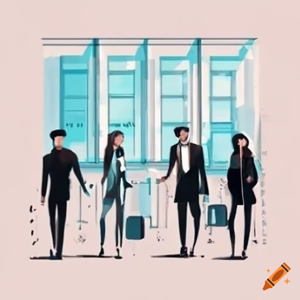 Group of young entrepreneurs discussing business strategies