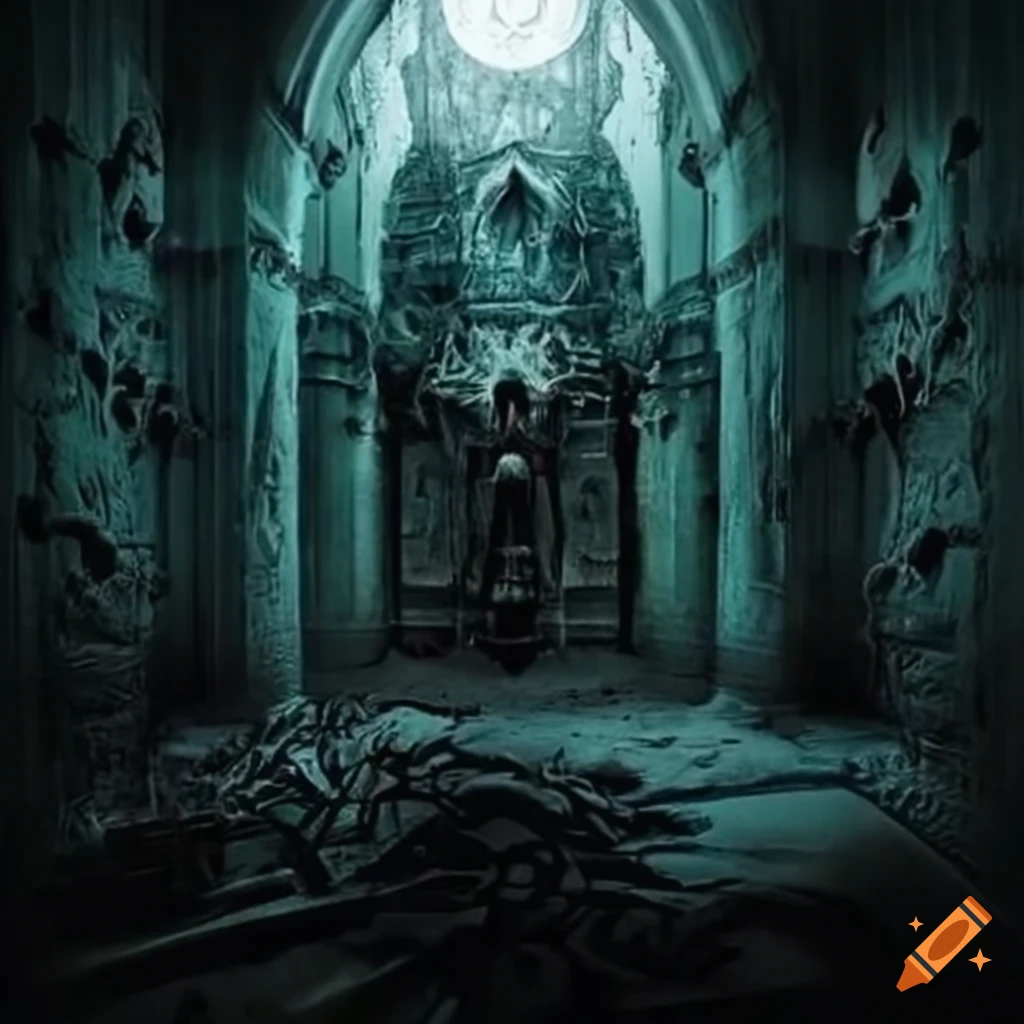 Nightmare room concept on Craiyon