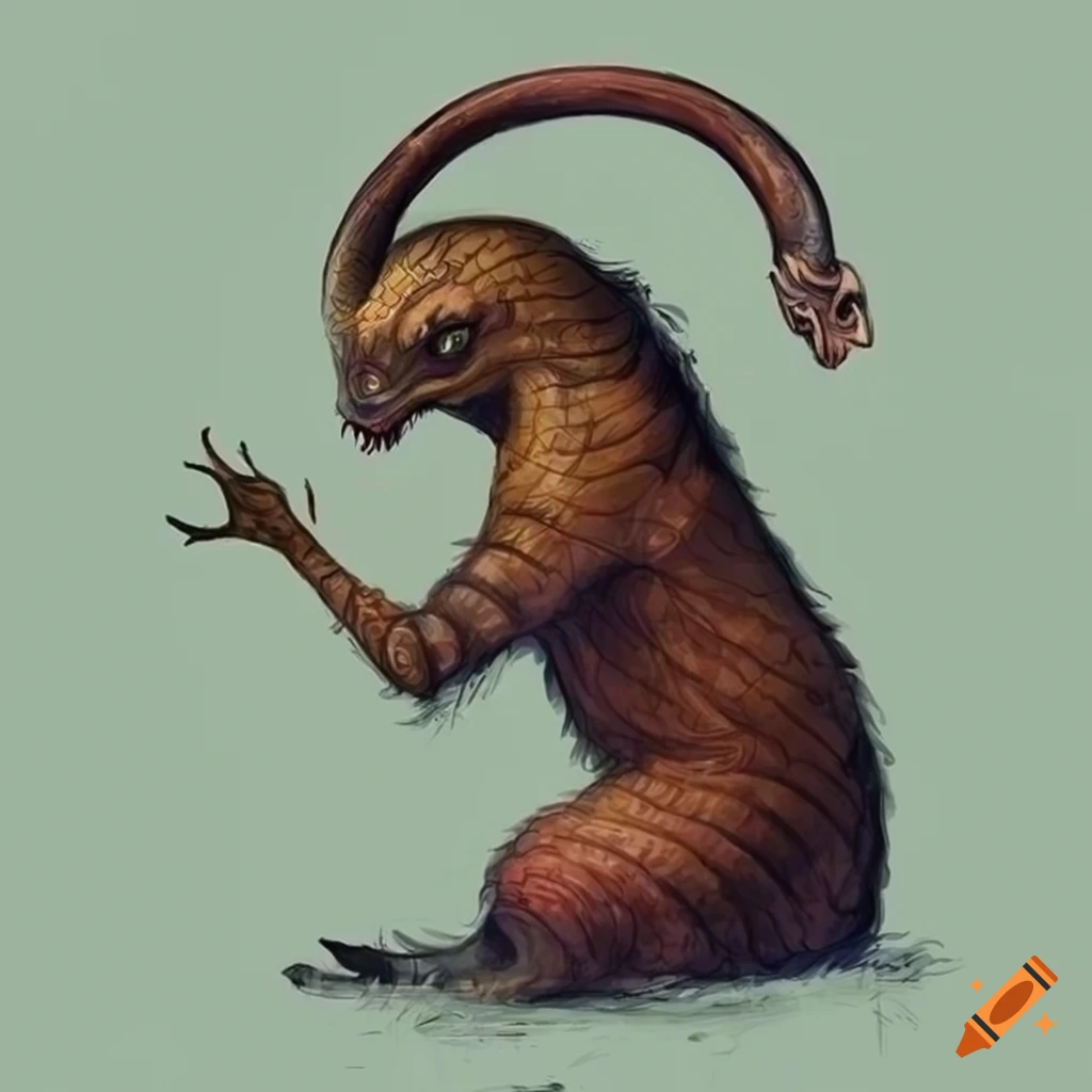 Unique medieval-inspired creature art on Craiyon