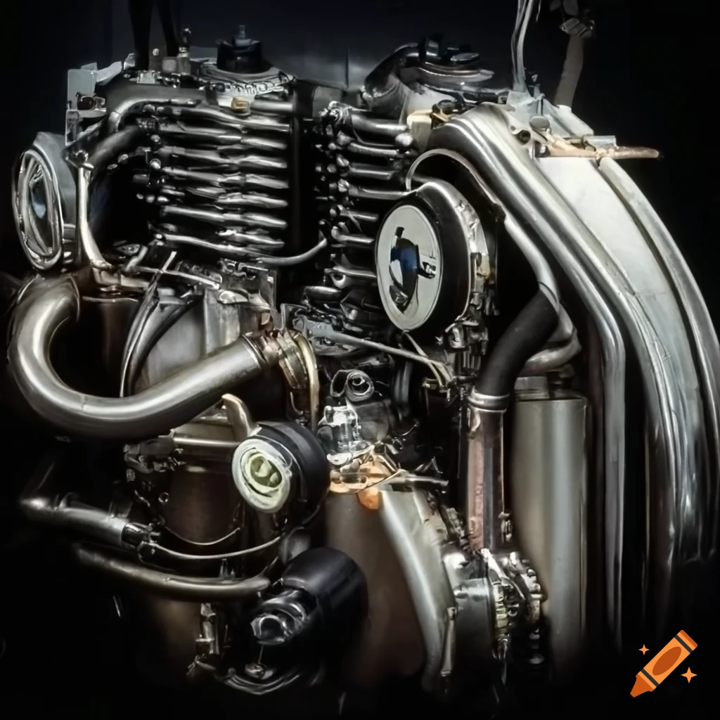 Formula 1 race car with solex engine