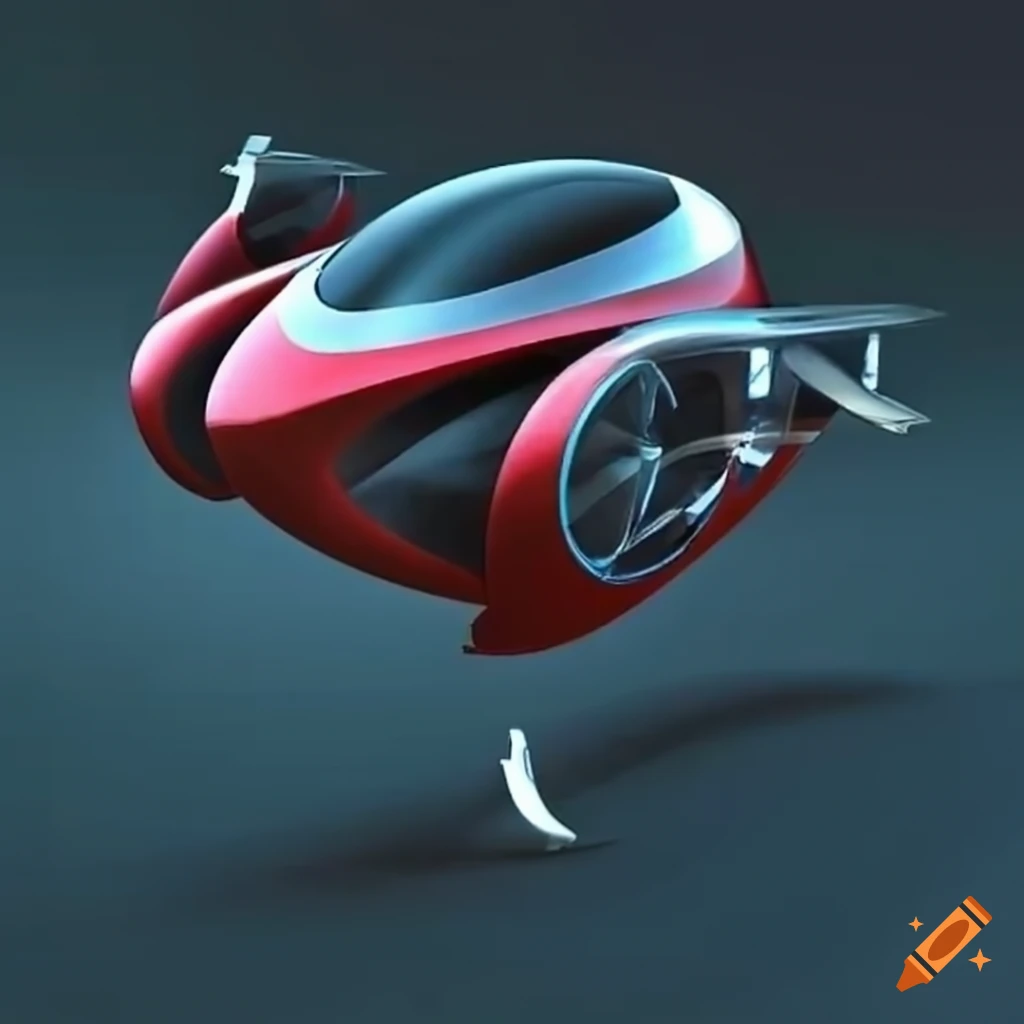 Concept of a flying car on Craiyon