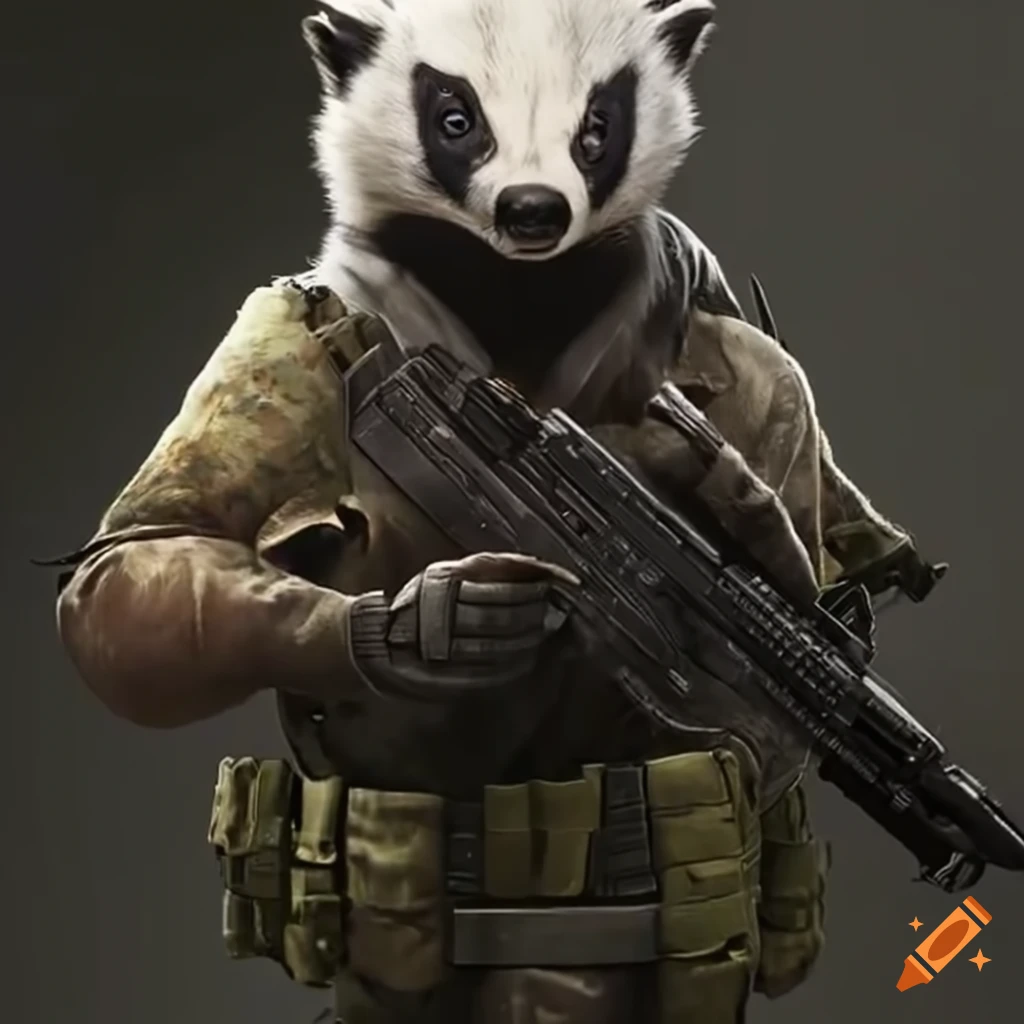 Call of duty badger character on Craiyon