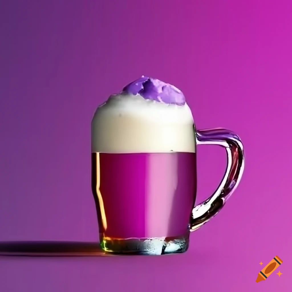 Purple beer drink on Craiyon
