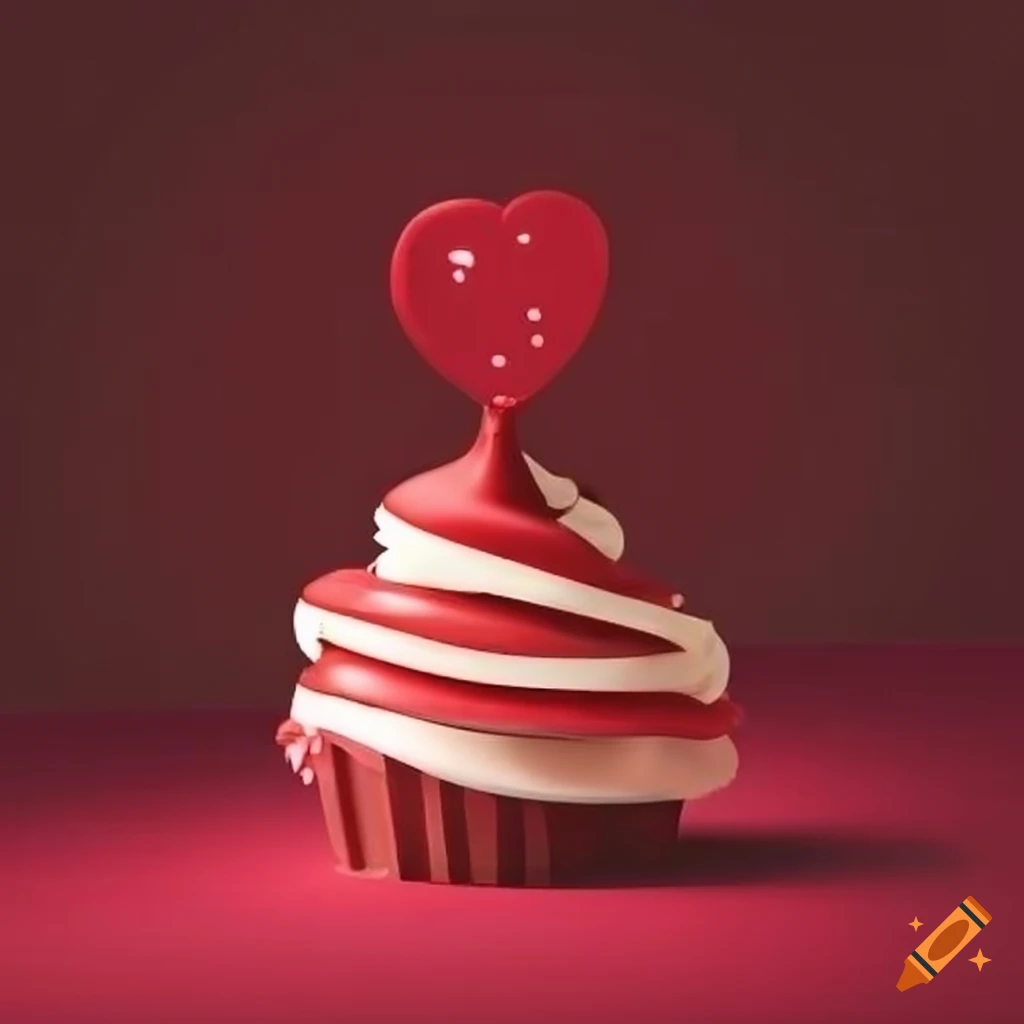 Red velvet treats business logo on Craiyon