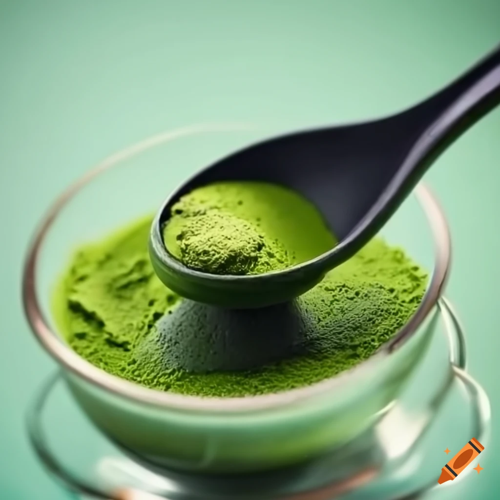 Making a delicious matcha drink on Craiyon