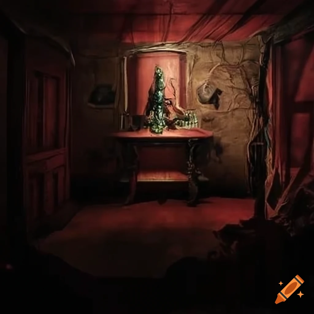 Nightmare room concept on Craiyon