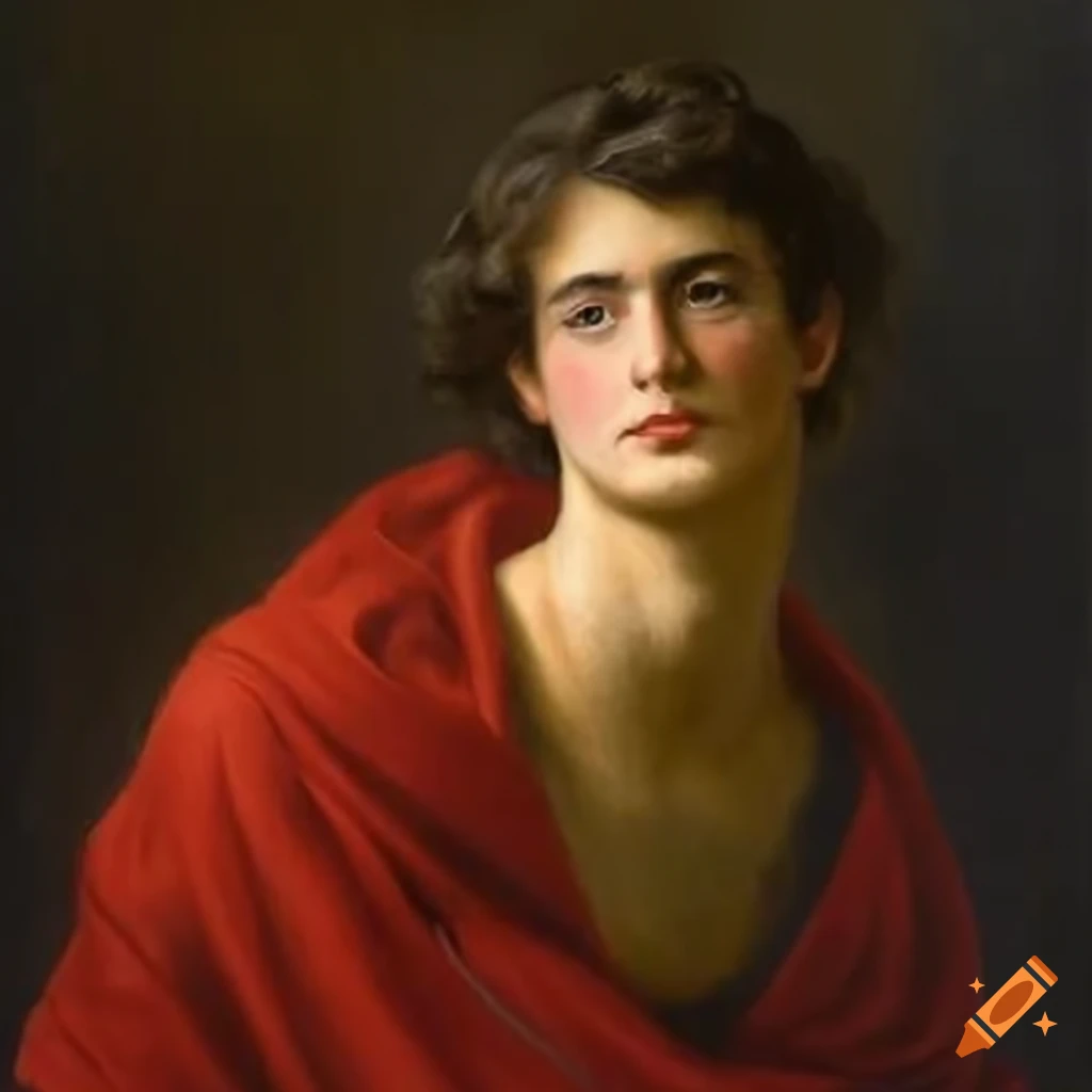 Detailed oil painting of the greek god of beauty on Craiyon