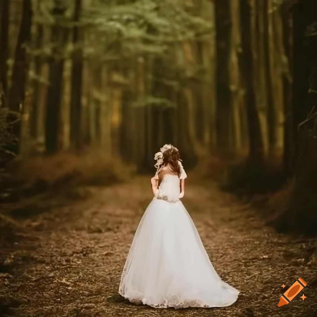 Romantic forest wedding