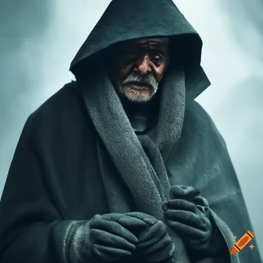 Image of a friendly and mysterious old man on Craiyon