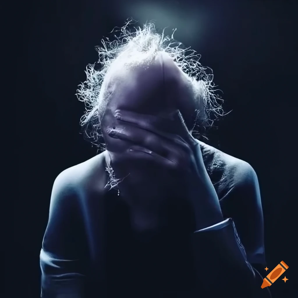 Portrait of a musician on Craiyon