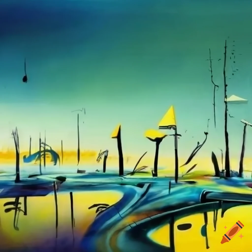 Graffiti art in a forest with bones and driftwood on Craiyon