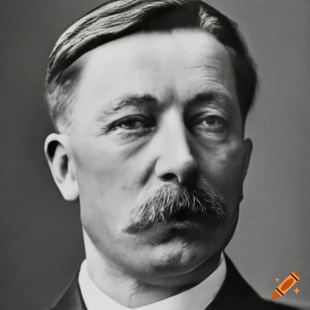 Portrait of a influential communist leader in swedish socialist era on ...