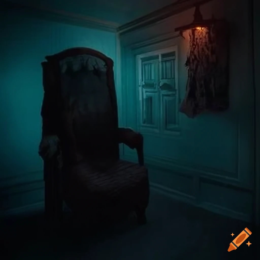 Creepy and unsettling room on Craiyon